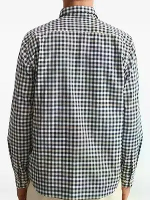 Marc O'polo Check-patterned Hirt - Black