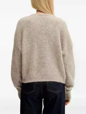 GESTUZ Button V-neck Cardigan - Neutrals
