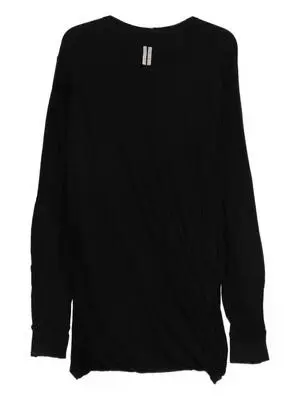 Rick Owens Jumbo Double Long-sleeved T-shirt - Black