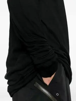 Rick Owens Jumbo Double Long-sleeved T-shirt - Black