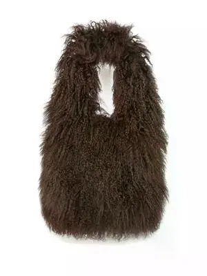 YVES SALOMON Shearling Shoulder Bag