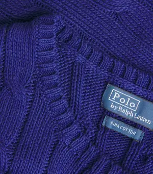 Polo Ralph Lauren Cotton Cable-knit Julianna Sweater