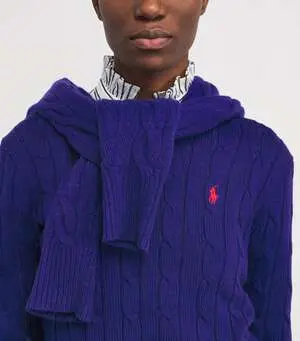 Polo Ralph Lauren Cotton Cable-knit Julianna Sweater