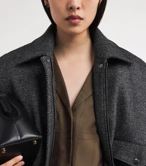 TOTEME Modal Flannel Monogram Shirt - Brown