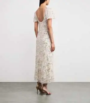 NEEDLE & THREAD Dream Garland Sequin Gown
