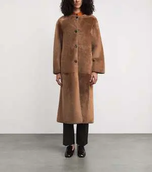 ARMA Shearling-leather Rilana Coat