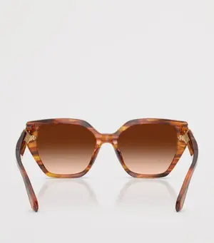 SWAROVSKI Sk6044u Irregular Sunglasses - Brown