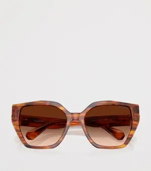 SWAROVSKI Sk6044u Irregular Sunglasses - Brown