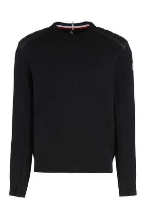 Moncler Virgin Wool Sweater - Black