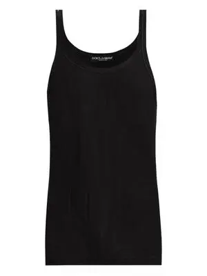Dolce & Gabbana Ribbed Tank Top