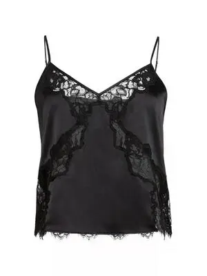 FLEUR DU MAL Lace Juliet Top - Black