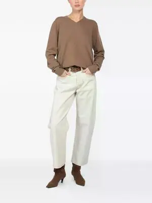 Extreme Cashmere V-neck Long-sleeve Sweater