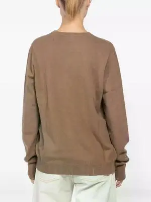 Extreme Cashmere V-neck Long-sleeve Sweater