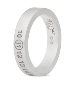 MAISON MARGIELA Number Reference Ring - Silver