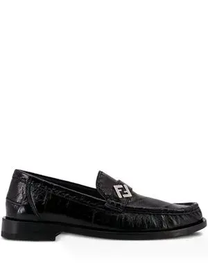 Fendi Round Toe Loafers