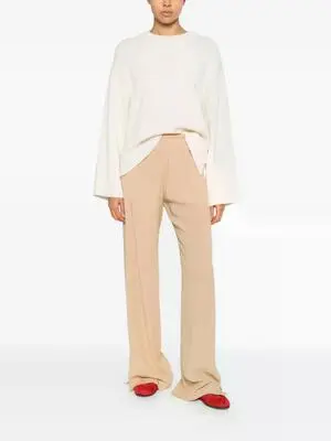 FORTE_FORTE Elastic-waistband Trousers - Neutrals