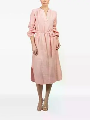 Xirena Josephine Tie-waist Midi Dress - Pink