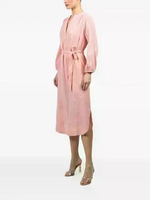 Xirena Josephine Tie-waist Midi Dress - Pink