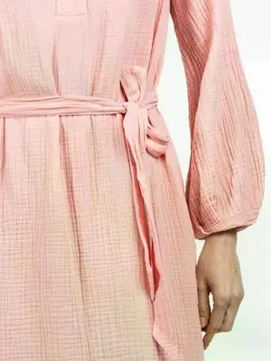 Xirena Josephine Tie-waist Midi Dress - Pink
