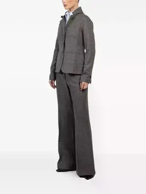 HANNES ROETHER Buttoned Notched-lapels Blazer