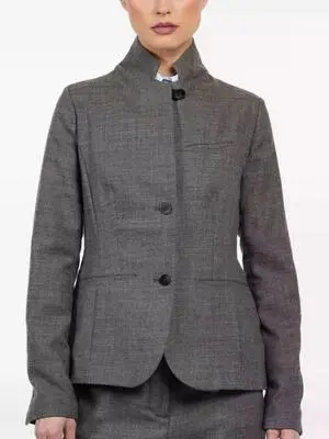 HANNES ROETHER Buttoned Notched-lapels Blazer