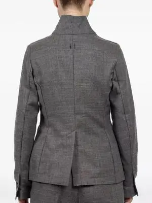 HANNES ROETHER Buttoned Notched-lapels Blazer