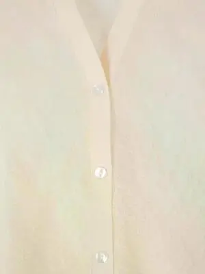 Victoria Beckham Ribbed V-neck Cardigan