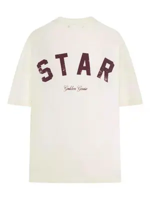 GOLDEN GOOSE Embellished T-shirt - Neutrals