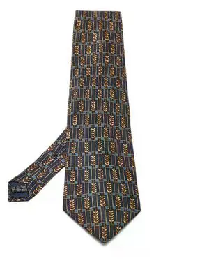 LANVIN Silk Neck Tie - Blue