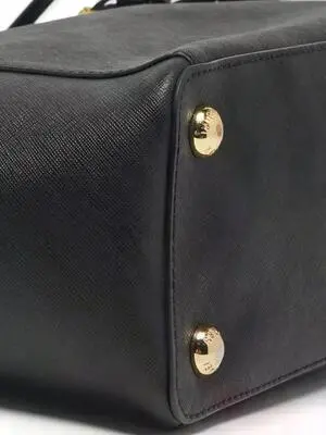 Michael Kors East West Leather Shoulder Bag - Black