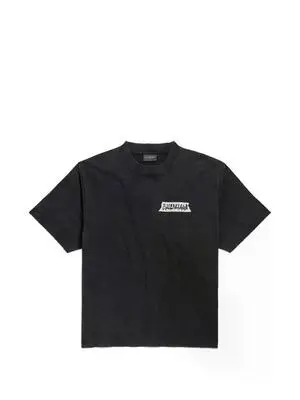 Balenciaga Logo-detail T-shirt - Black