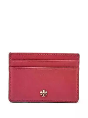 Tory Burch Pre-owned Textured Leather Cardholder - Pink