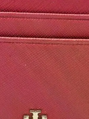 Tory Burch Pre-owned Textured Leather Cardholder