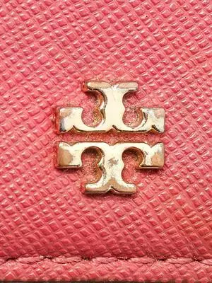 Tory Burch Pre-owned Textured Leather Cardholder