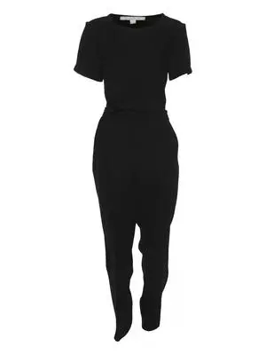 Simkhai Round-neck Short-sleeve Jumpsuit