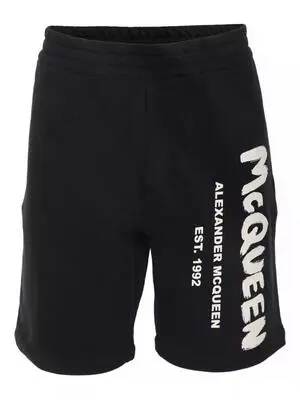 Alexander McQueen Logo-print Shorts