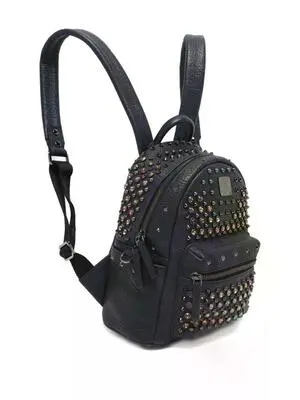 Mcm Stark Studded Leather Backpack