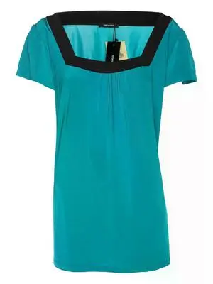 ELENA MIRO` Square-neck Top