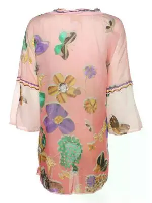 Roberto Cavalli Floral-print Chiffon Blouse
