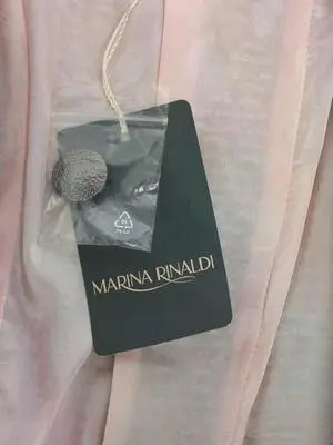 Marina Rinaldi Jacquard Wool Single-breasted Coat