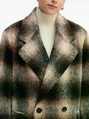 JOOP! Checked Double-breasted Coat