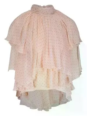 Zimmermann Ruffled Polka Dot Blouses