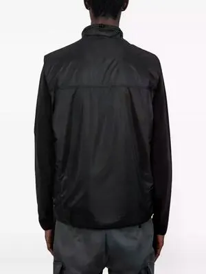 C.P. COMPANY Zip-up Gilet With Logo Detail - Black