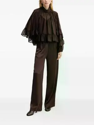 GESTUZ Gzmio Ruffled High-neck Blouse