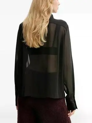 GESTUZ Gzlynne Bow Sheer Blouse