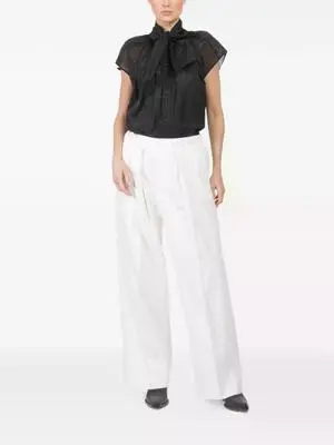 Plan C Pleated Palazzo Pants