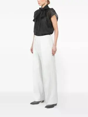 Plan C Pleated Palazzo Pants