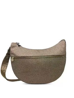 Borbonese Luna Patterned Shoulder Bag - Neutrals