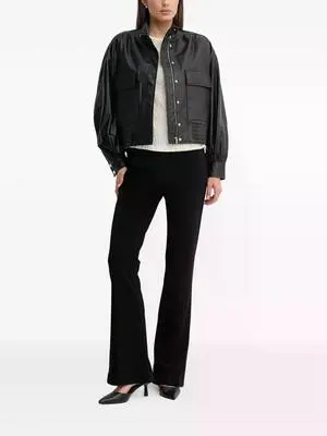 PEDRO DEL HIERRO Leather Bomber Jacket