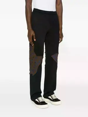 KIKO KOSTADINOV X Fox Lab Perforated Fleece Jogger - Black